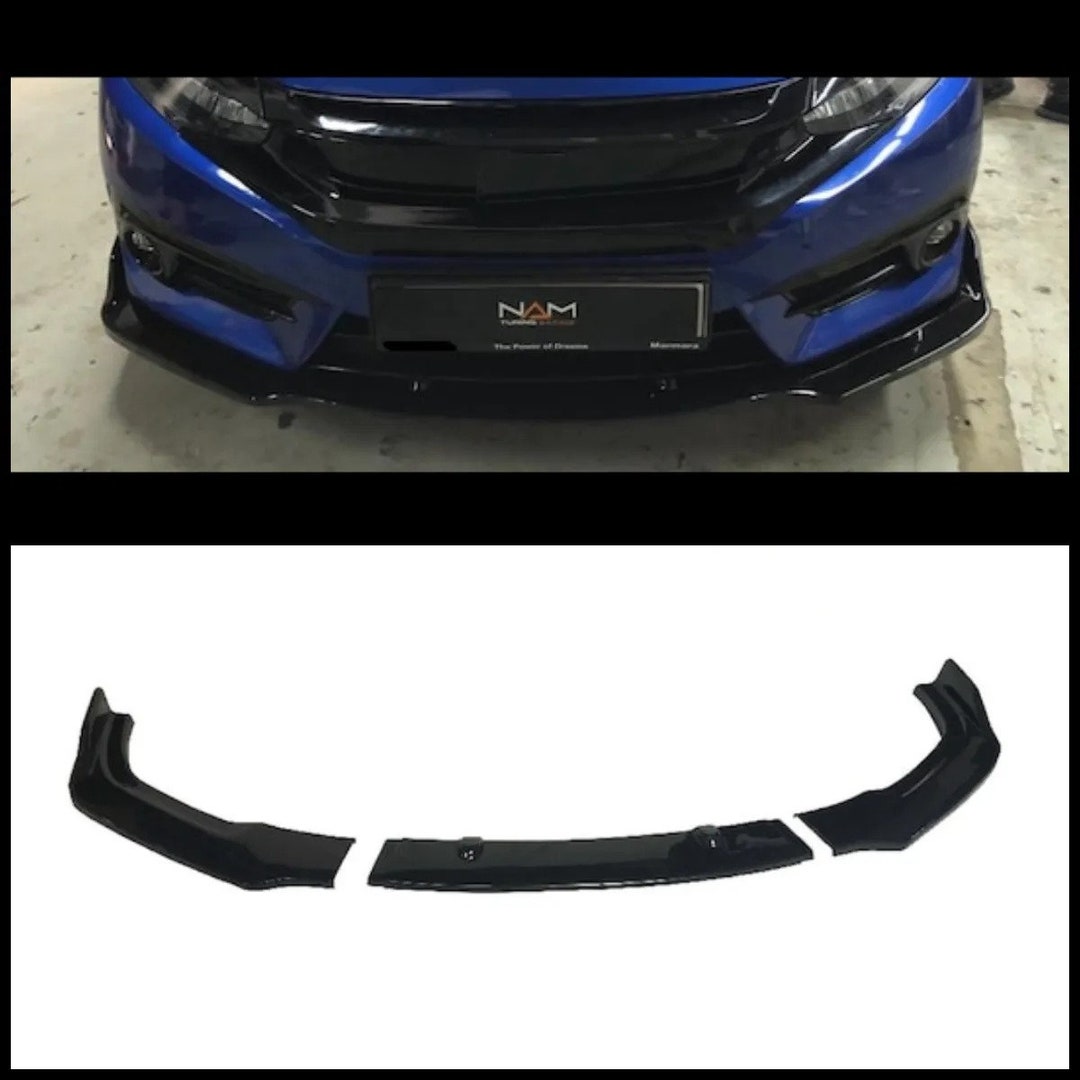 For Honda Civic 10th Gen Front Bumper Lip Splitter Body Kit - Etsy