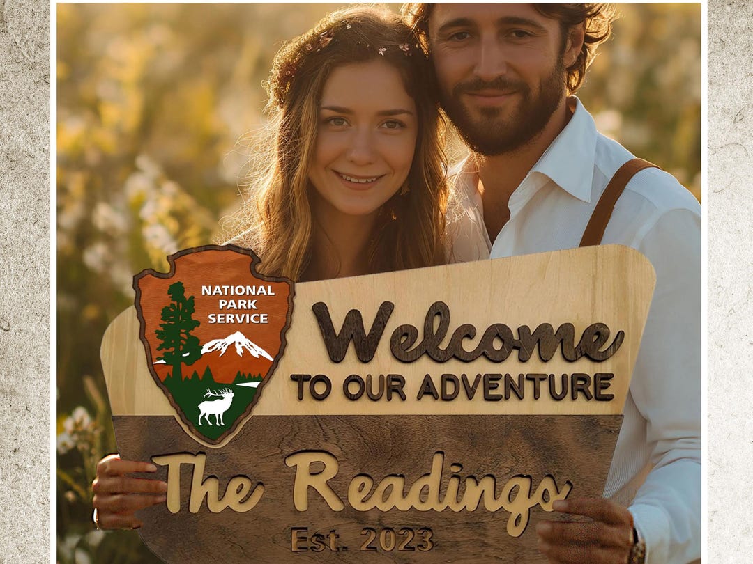 Personalized National Park Sign: Custom Wood Camp Sign, Guest House ...