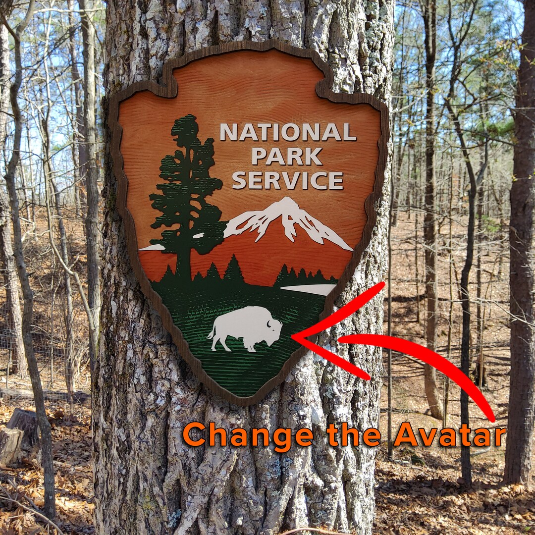 National Park Service Arrowhead Sign National Park Camping Welcome Sign ...