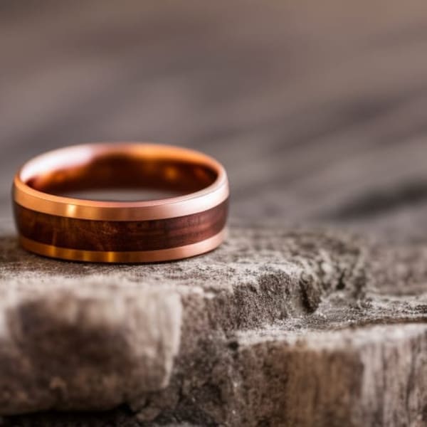 Copper Wedding Ring - Etsy