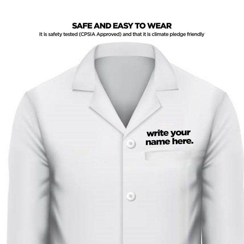 Custom Embroidered Lab Coat | Personalized Medical Coat With Name ...