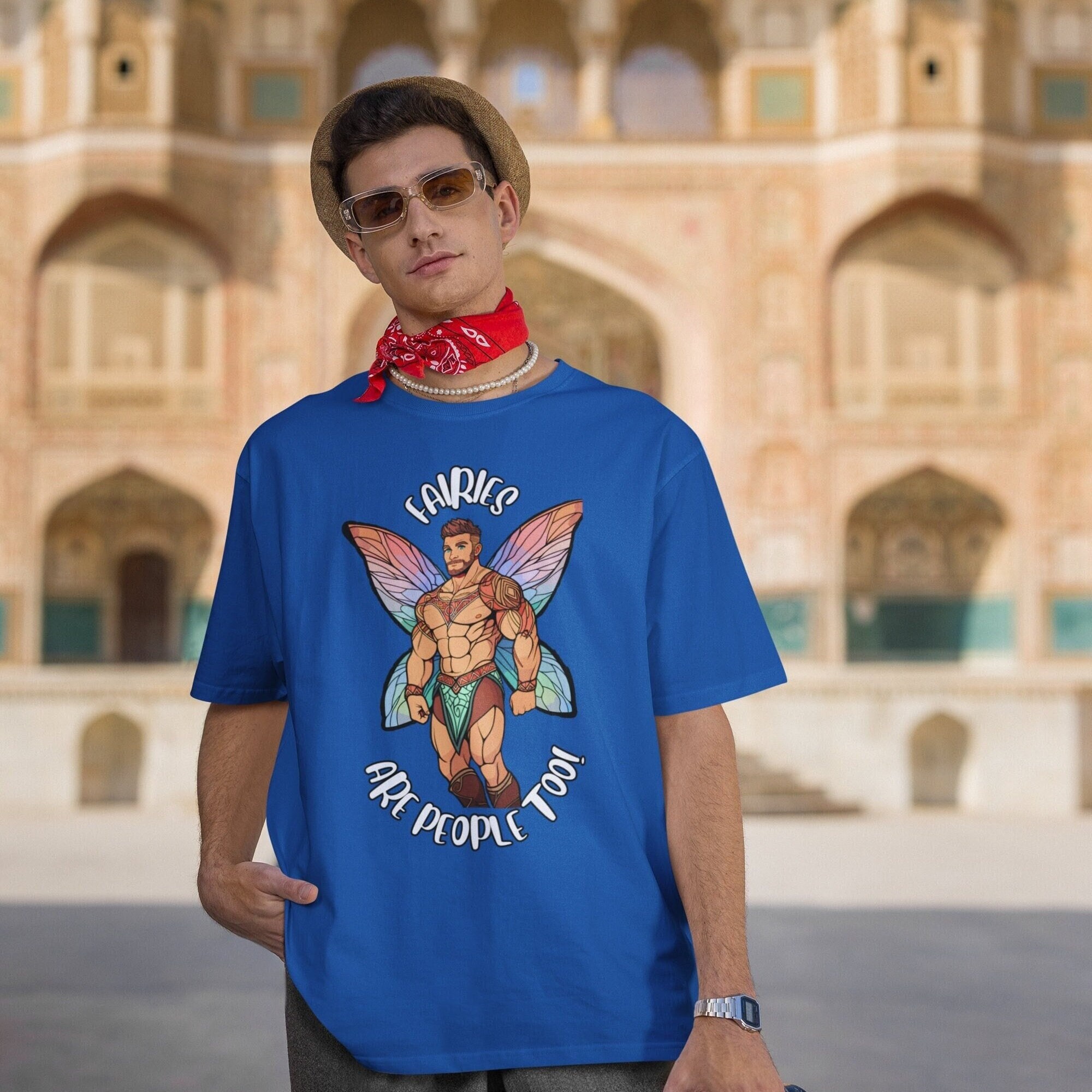 Fairies Are People Too, Muscular Male Fairy T-shirt | Fantasy Male ...