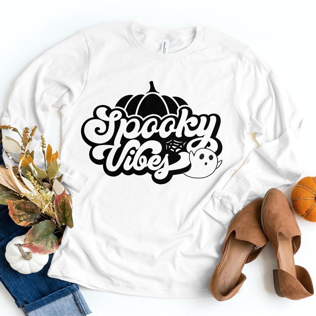 Spooky Vibes SVG PNG Spooky Season Svg Ghost Svg Boo Svg - Etsy
