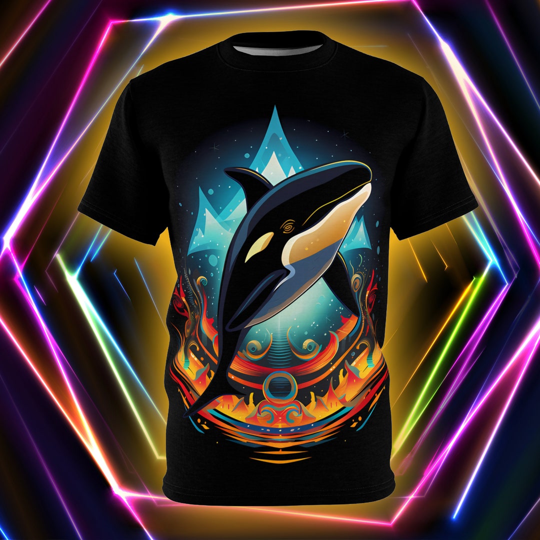 Tribal Orca T-shirt | Whale Art Tee | Ocean Wildlife Inspired Clothing ...