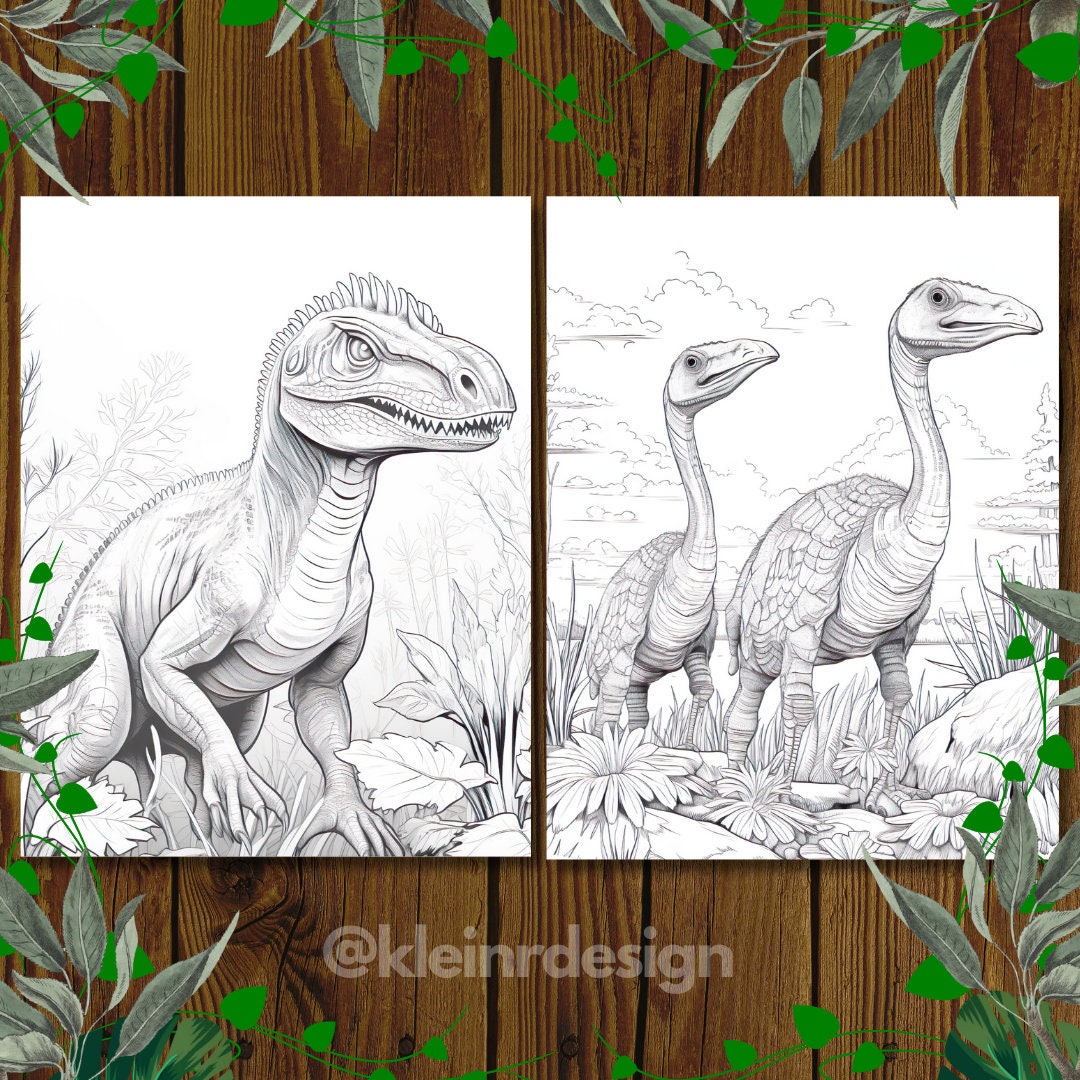 Realistic Dinosaurs Coloring Pages, Jurassic Coloring, Coloring ...
