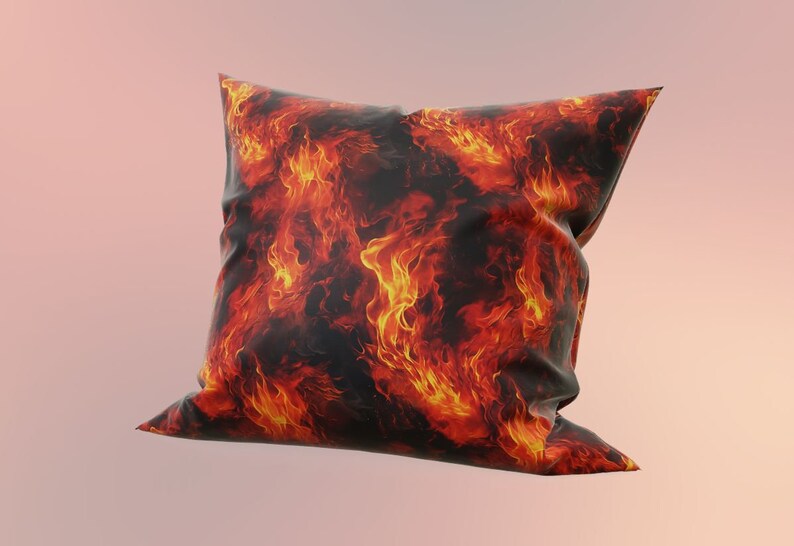 Realistic Fire Seamless Patterns Inferno Digital Papers Fire - Etsy