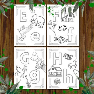 Alphabet Coloring Pages for Kids, Printable Alphabet Coloring Pages ...
