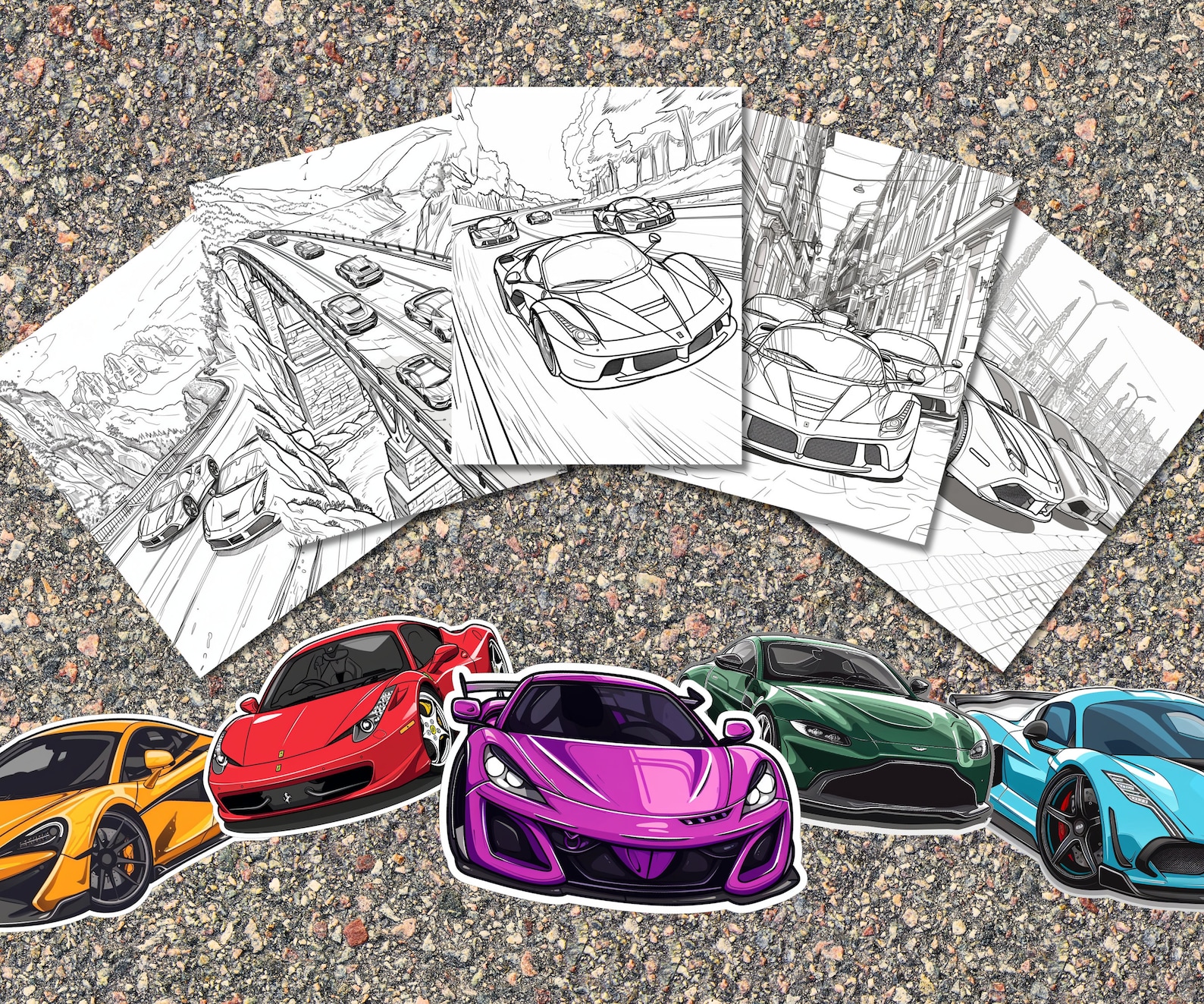 100+ Super Cars Coloring Pages, for Kids and Adults, Supercars, Cars ...