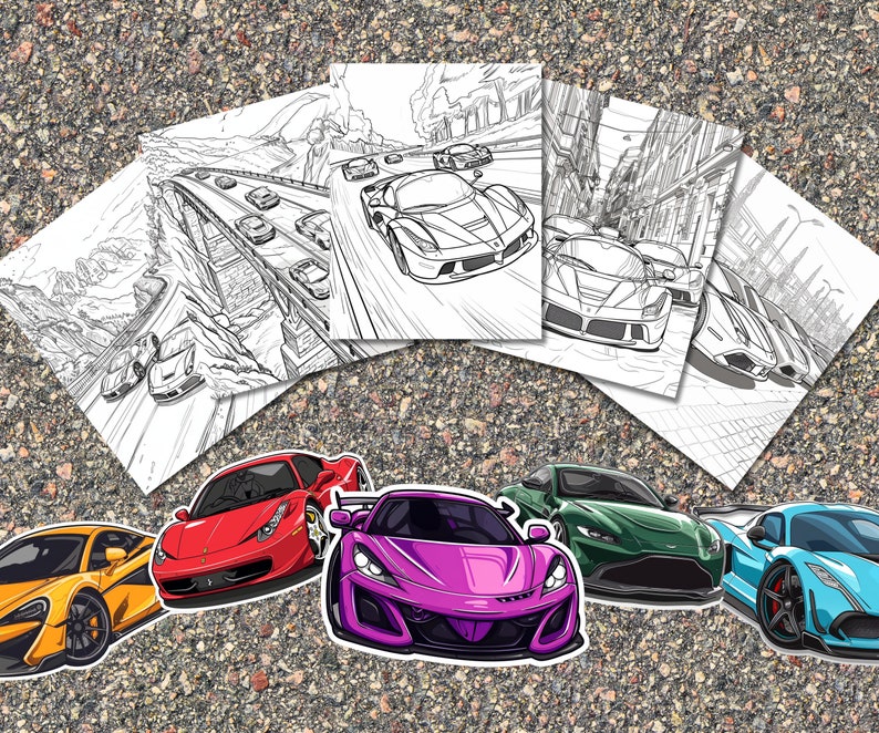 100+ Super Cars Coloring Pages, for Kids and Adults, Supercars, Cars ...