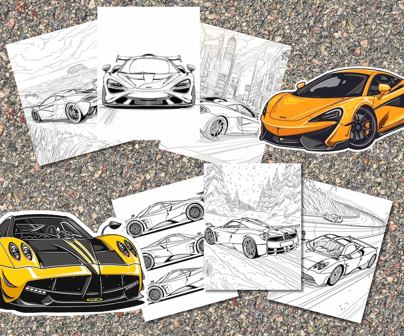 100+ Super Cars Coloring Pages, for Kids and Adults, Supercars, Cars ...