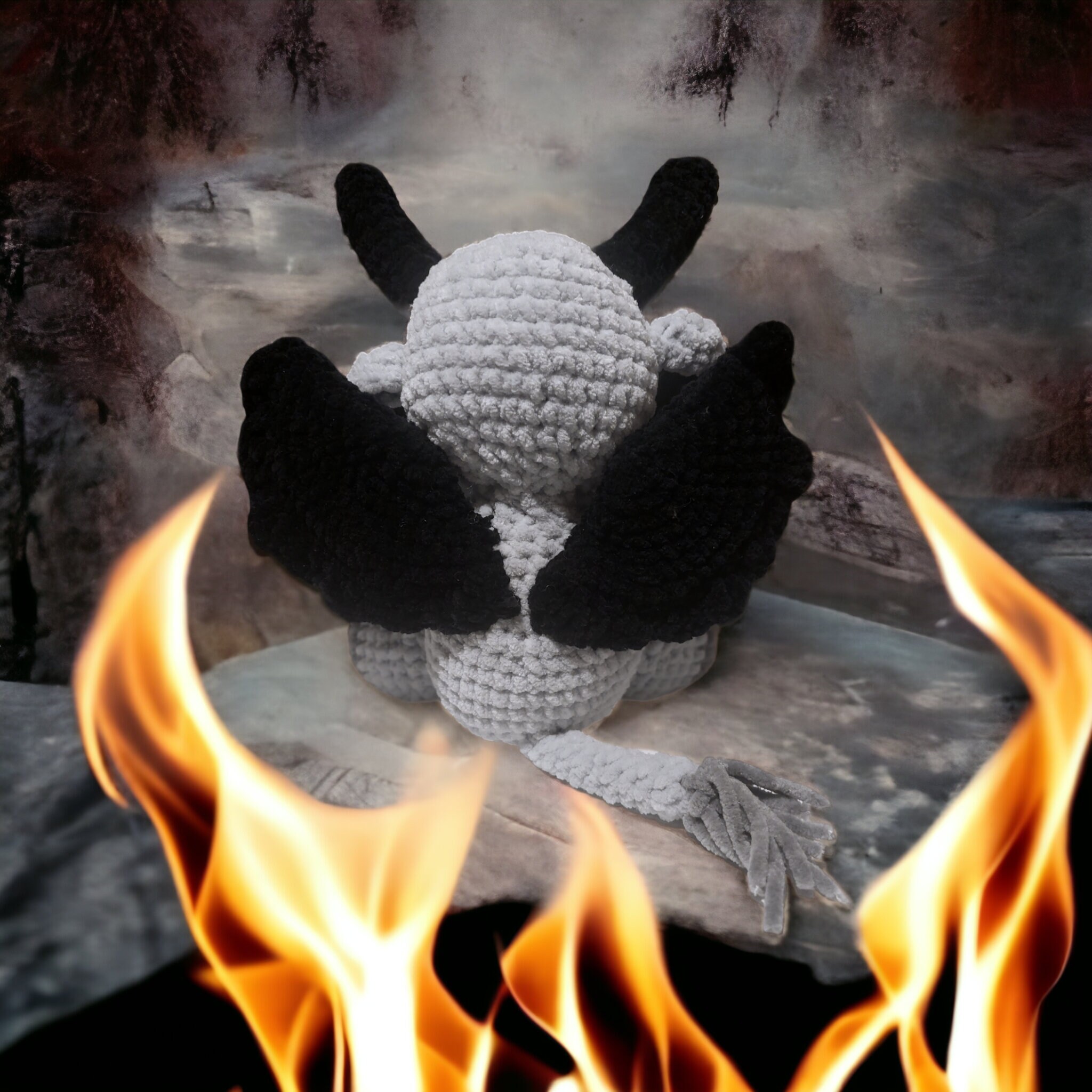 Baphomet Amigurumi Crochet Plush - Cozy Cryptid Co - Etsy