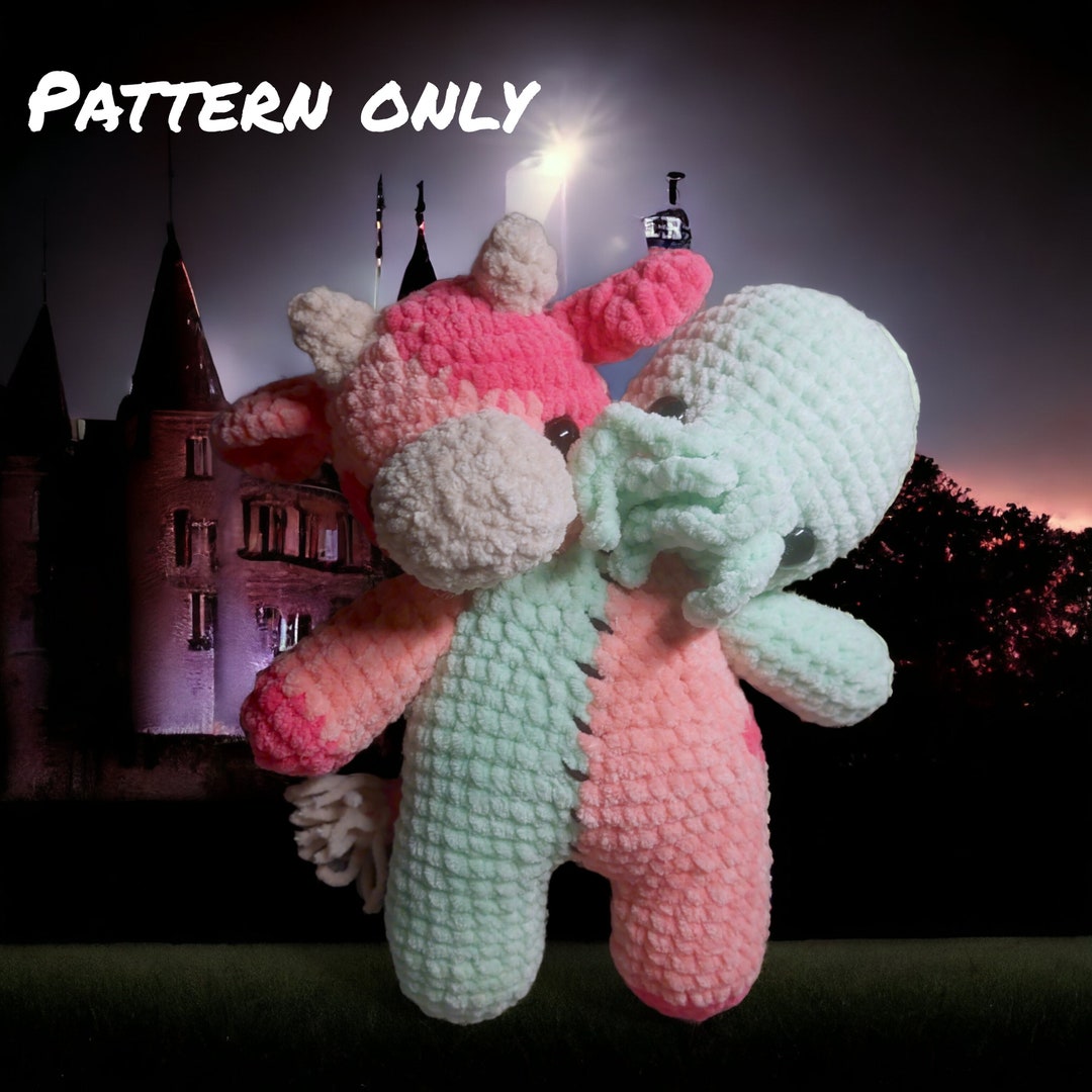 Cowthulhu Crochet Pattern - Cozy Cryptid Co - Etsy