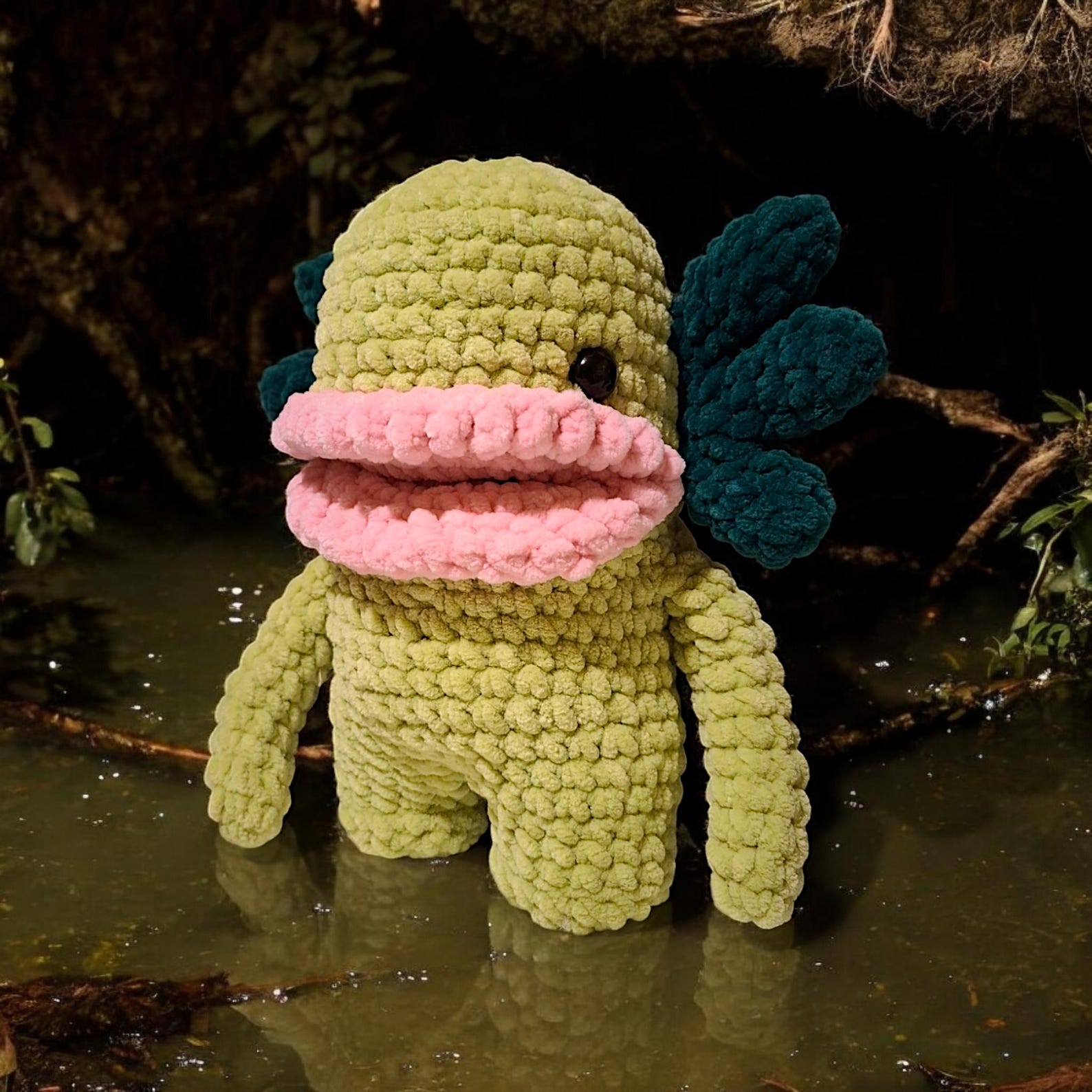 Swamp Monster Amigurumi Crochet Plush - Cozy Cryptid Co - Etsy