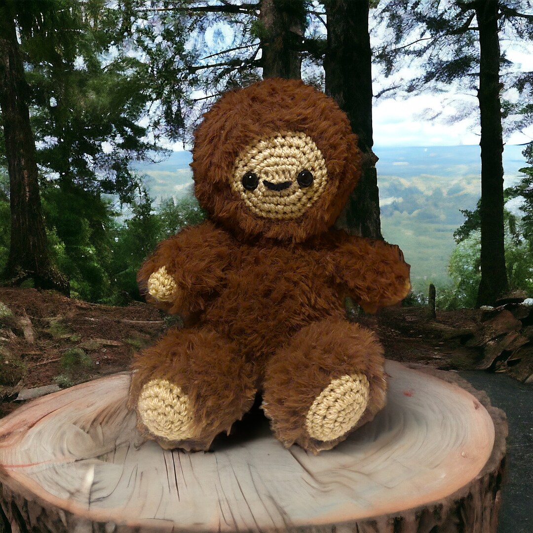 Bigfoot Amigurumi Crochet Plush - Cozy Cryptid Co - Etsy