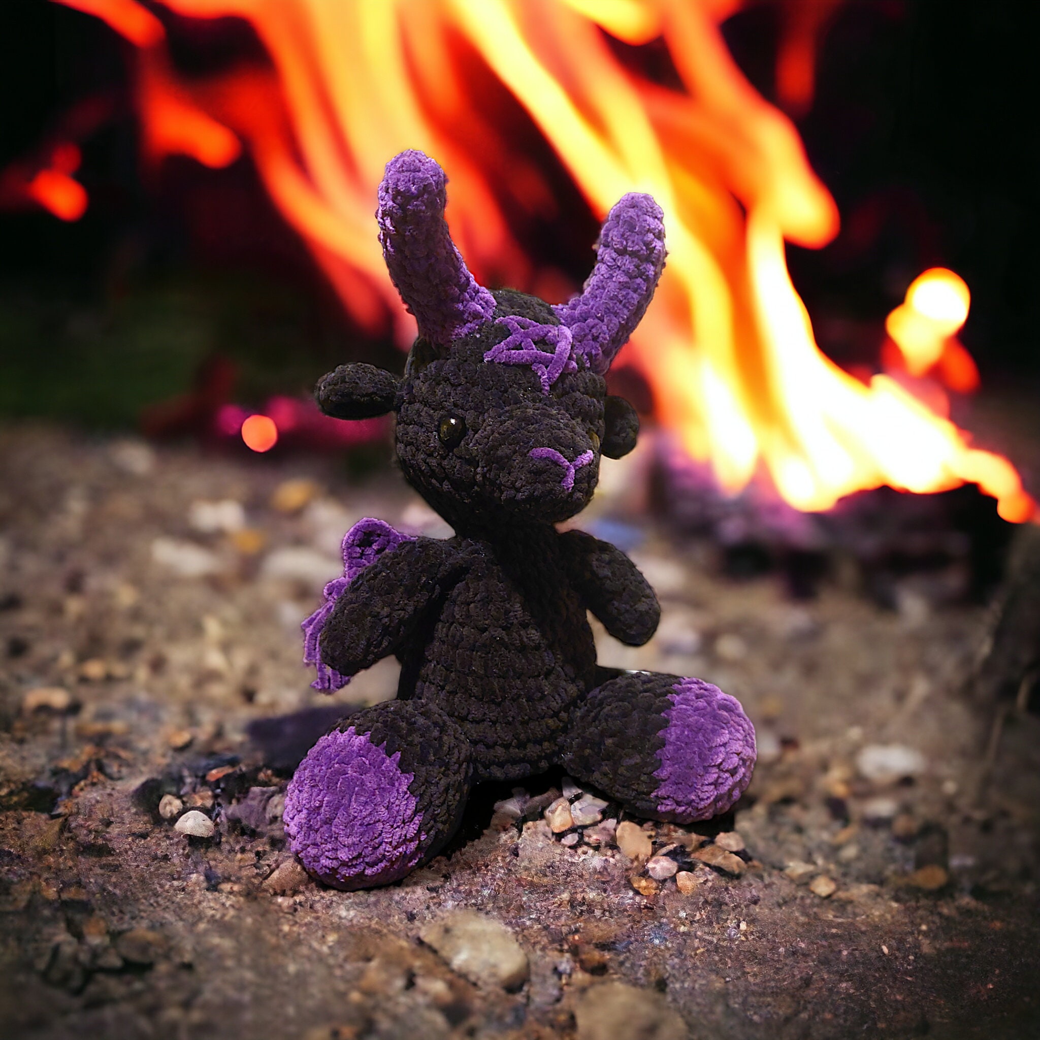 Baphomet Amigurumi Crochet Plush - Cozy Cryptid Co - Etsy