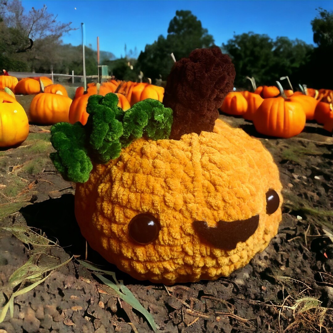 Pumpkin Amigurumi Crochet Plush Cozy Cryptid Co - Etsy