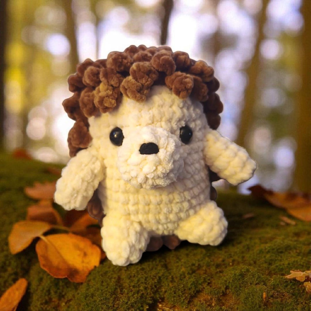 Hedgehog Amigurumi Crochet Plush - Cozy Cryptid Co - Etsy