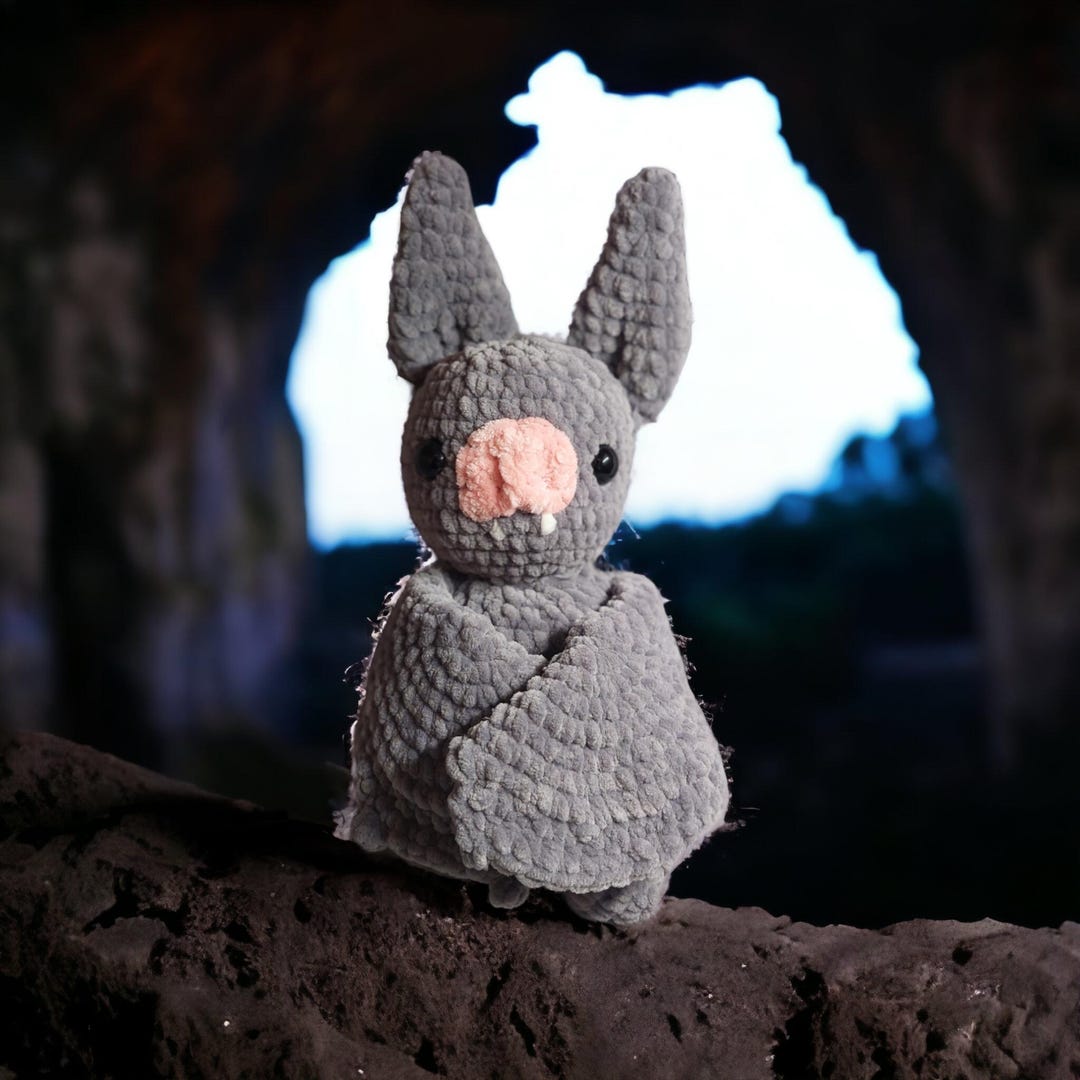 Bat Amigurumi Crochet Plush - Cozy Cryptid Co - Etsy