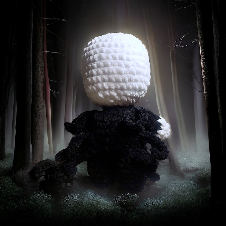 Slenderman Amigurumi Crochet Plush - Cozy Cryptid Co - Etsy