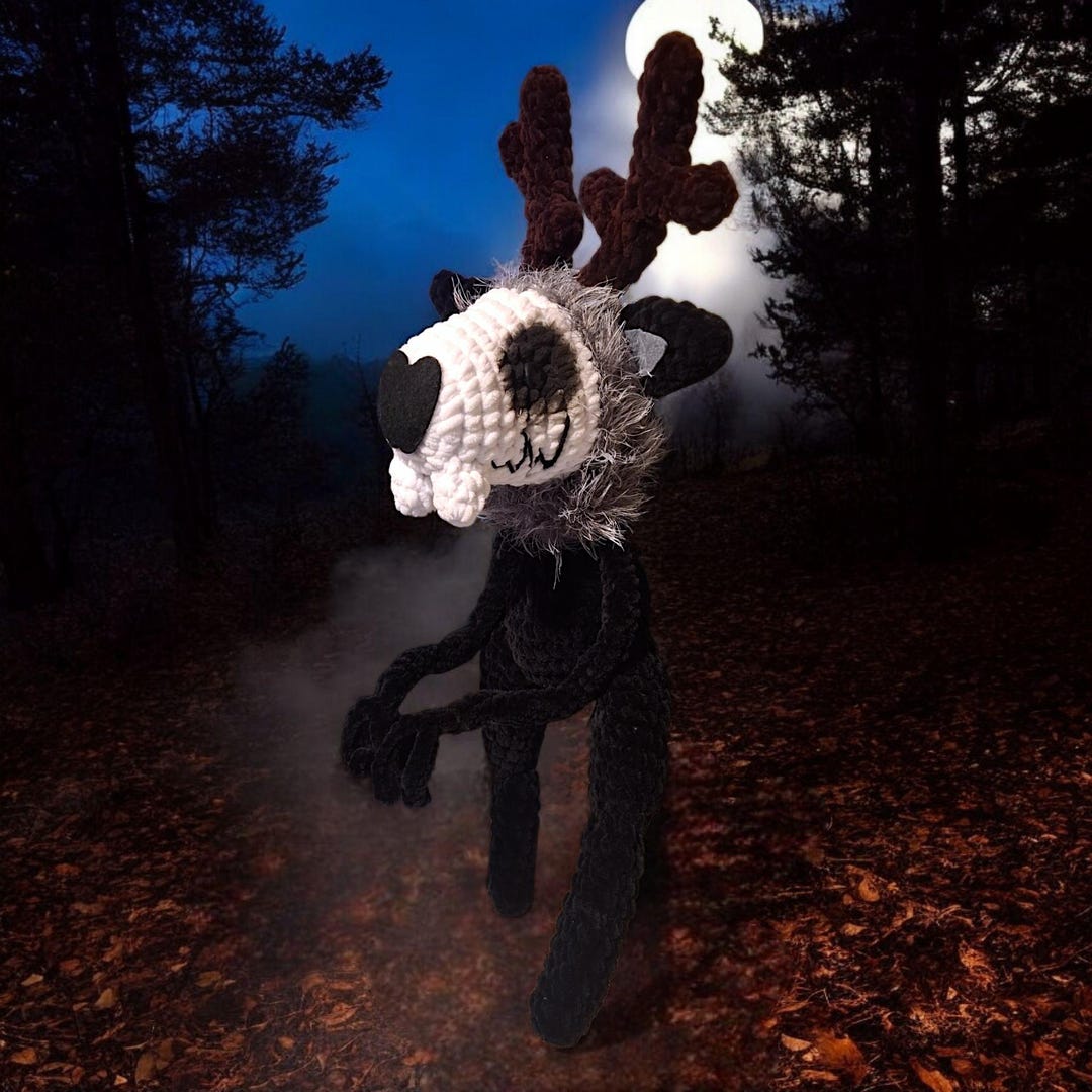 Wendigo Amigurumi Crochet Plush - Cozy Cryptid Co - Etsy