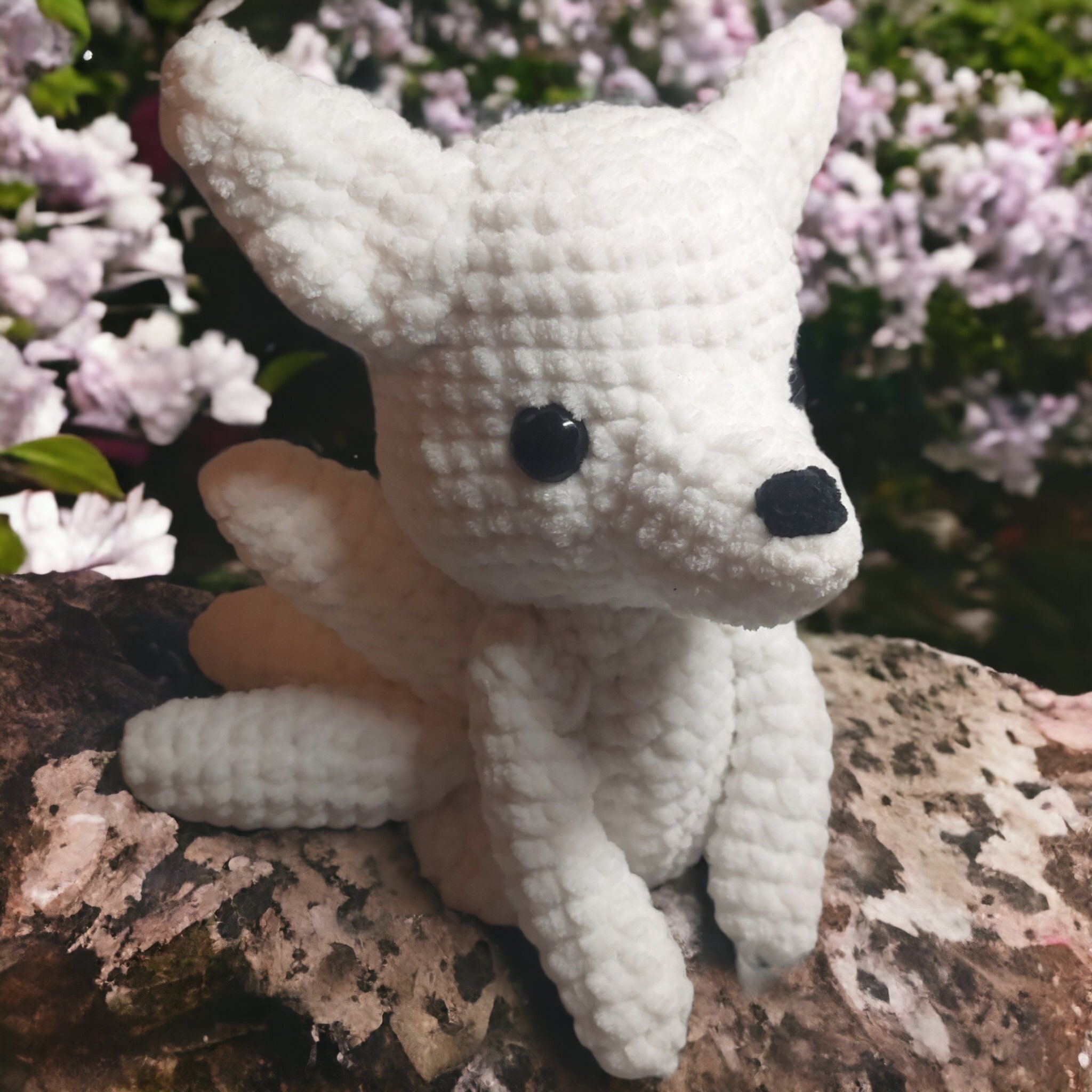 Kitsune Amigurumi Crochet Plush Cozy Cryptid Co - Etsy