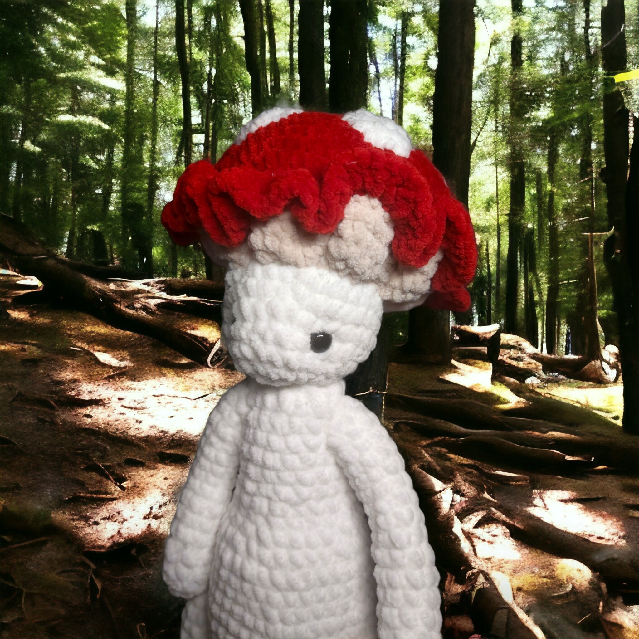 Mushroom Sprite Amigurumi Crochet Plush Cozy Cryptid Co - Etsy