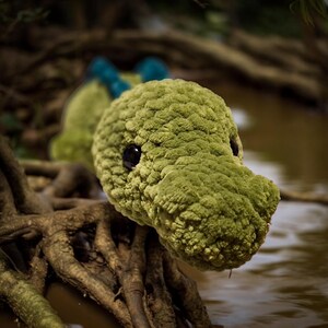 Crocodile Amigurumi Crochet Plush - Cozy Cryptid Co - Etsy