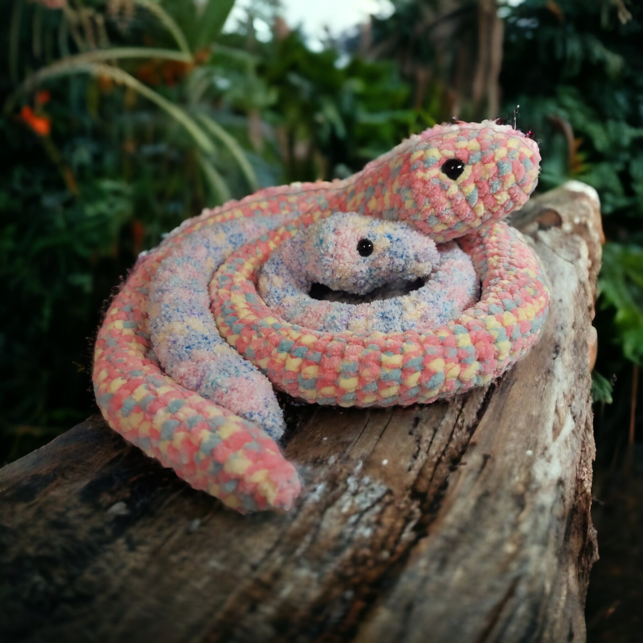 Snake Amigurumi Crochet Plush - Cozy Cryptid Co - Etsy