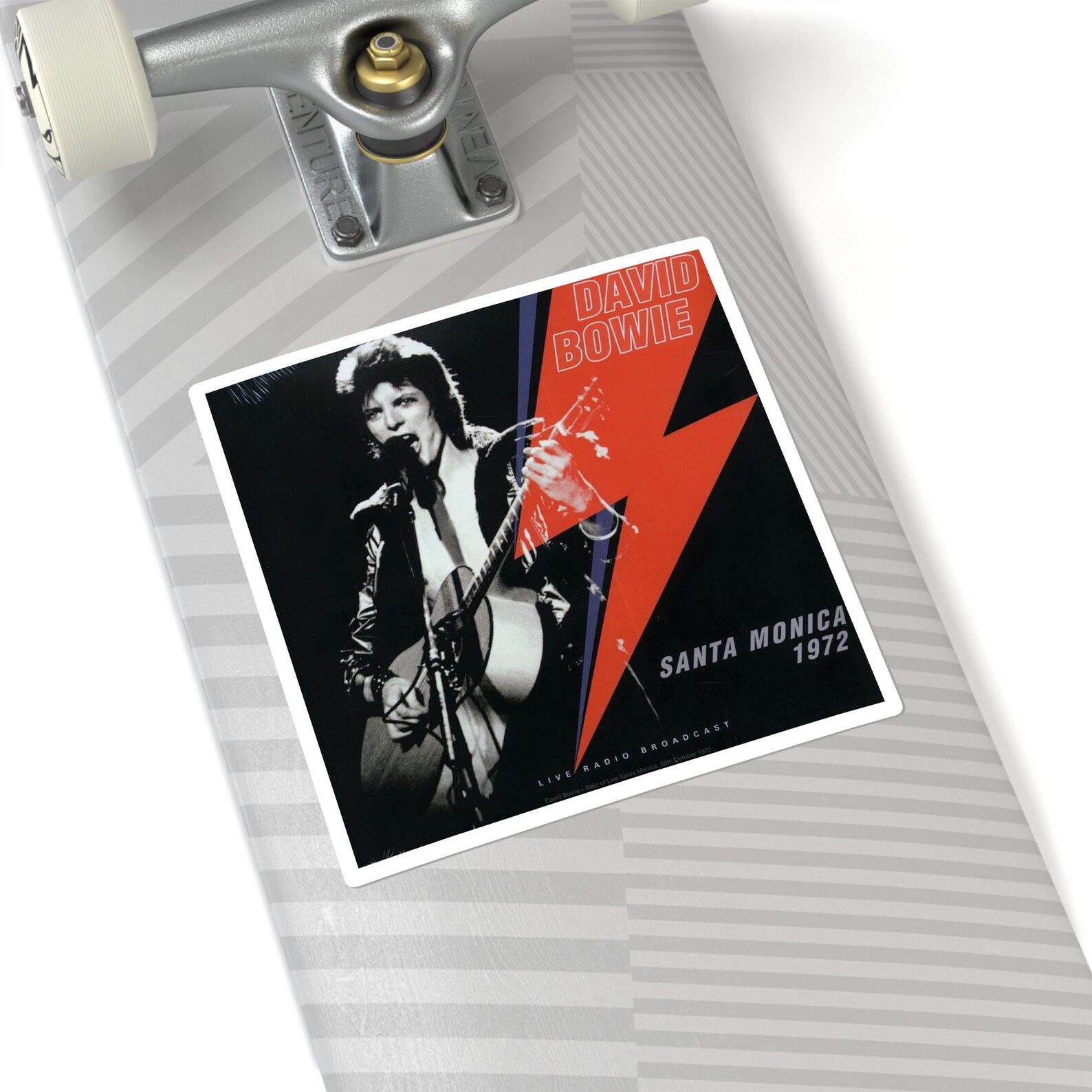 David Bowie Santa Monica 72 Square Sticker - Etsy