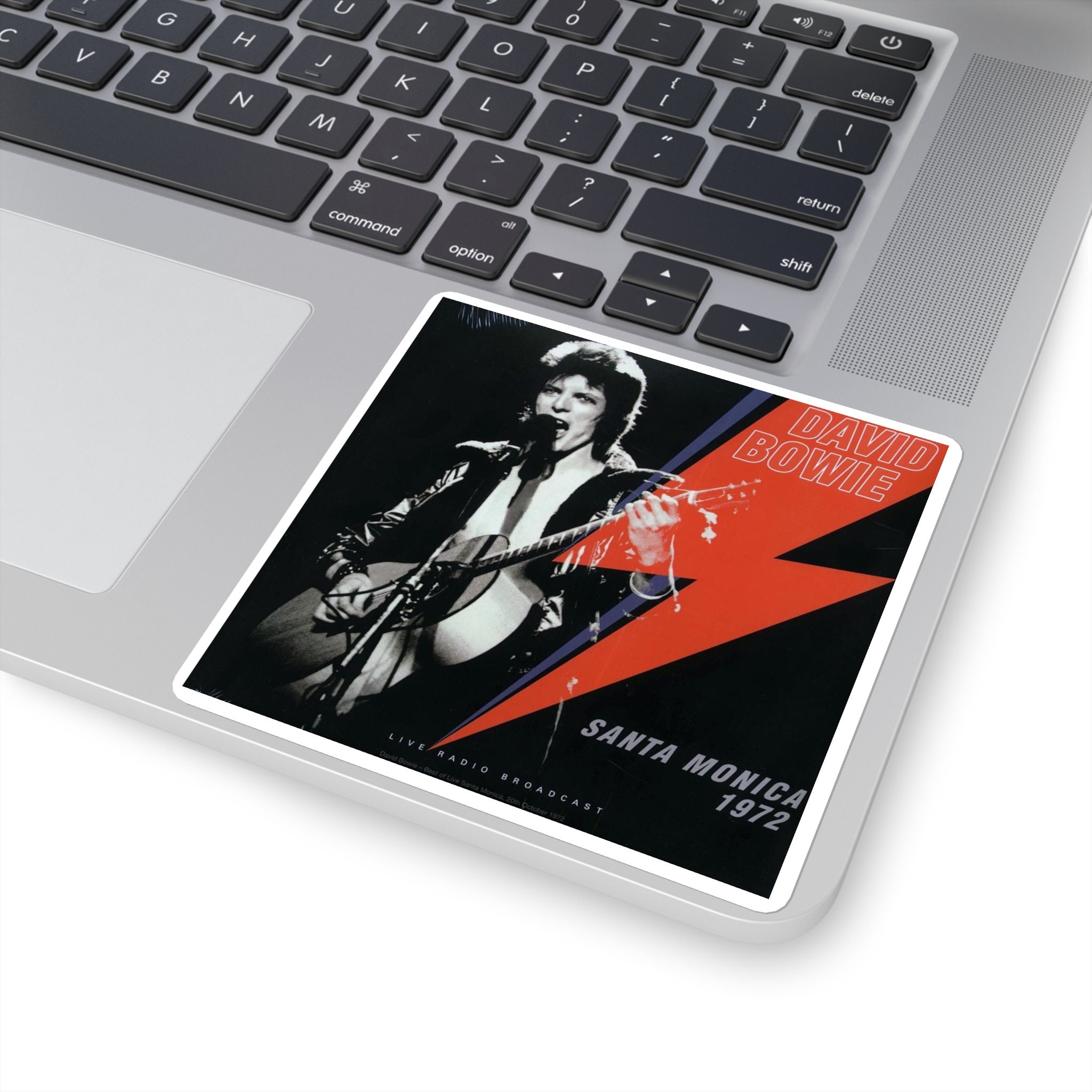David Bowie Santa Monica 72 Square Sticker - Etsy