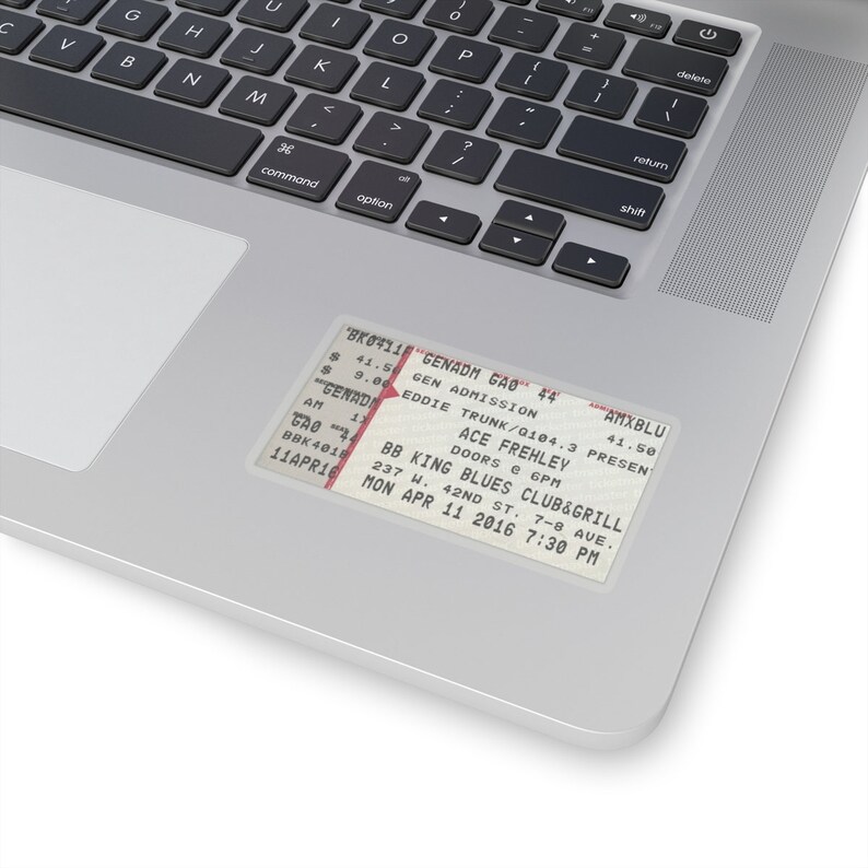 Ace Frehley Ticket Stub Sticker - Etsy