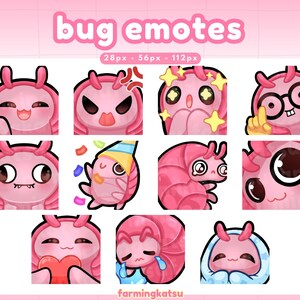 Twitch Isopod Bug Emote Pack Discord Youtube Stream - Etsy