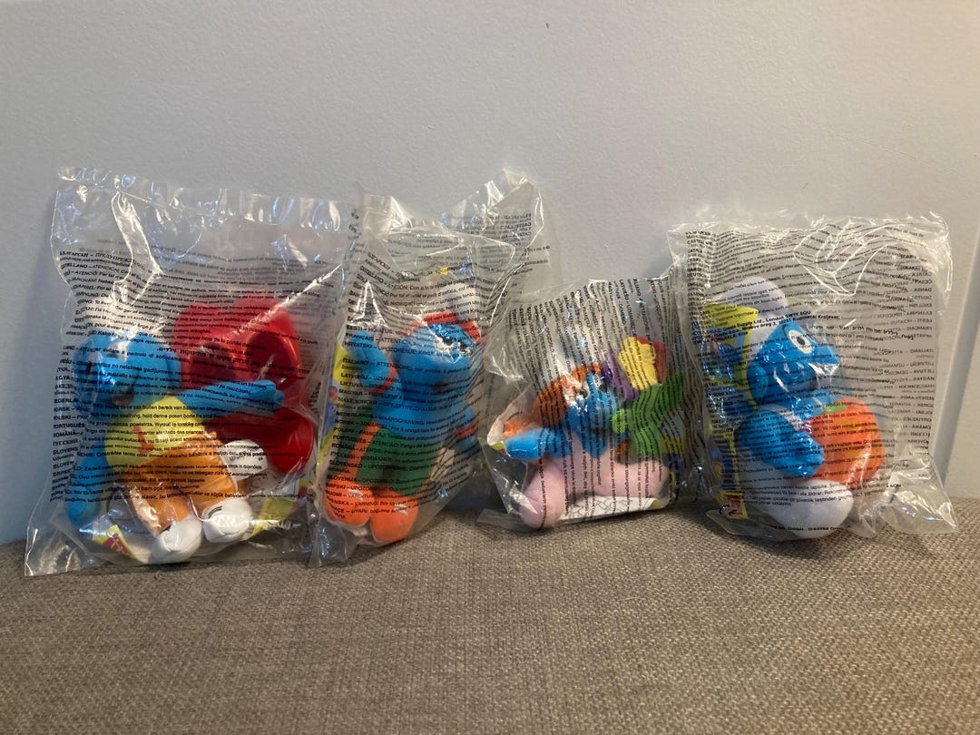 Smurfs 2000 Mcdonalds Happy Meal Soft Toys (sold Separately) - Etsy