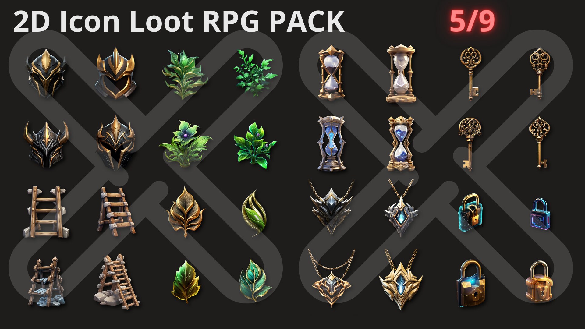 2D Icon Fantasy RPG Pack - Etsy