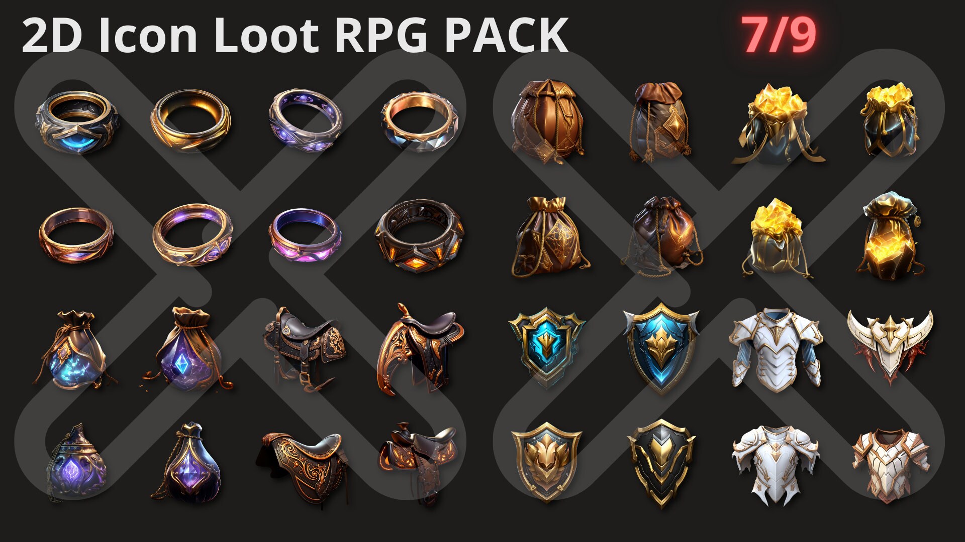 2D Icon Fantasy RPG Pack - Etsy