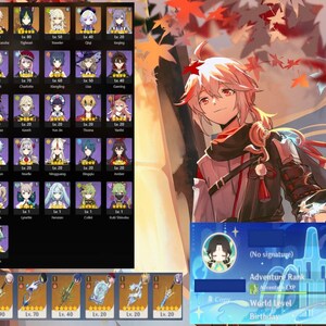 Genshin Impact Account Hobbyasia Serverar5414 X 5star Kazuha Mualani ...