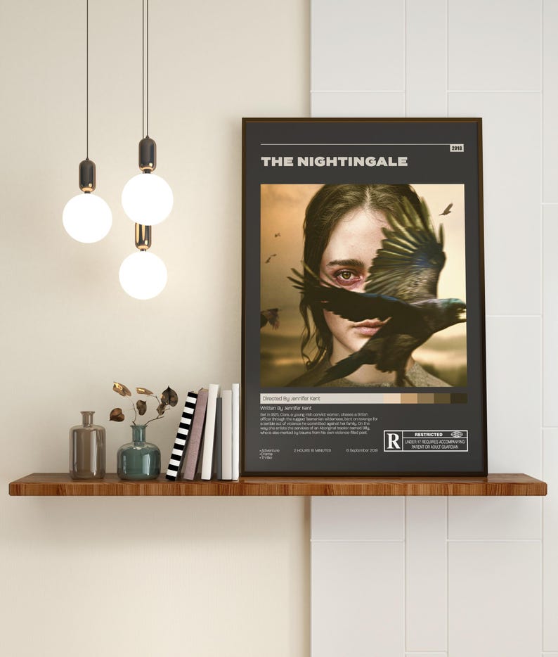The Nightingale ,jennifer Kent,minimalist Movie Poster, Vintage Retro ...