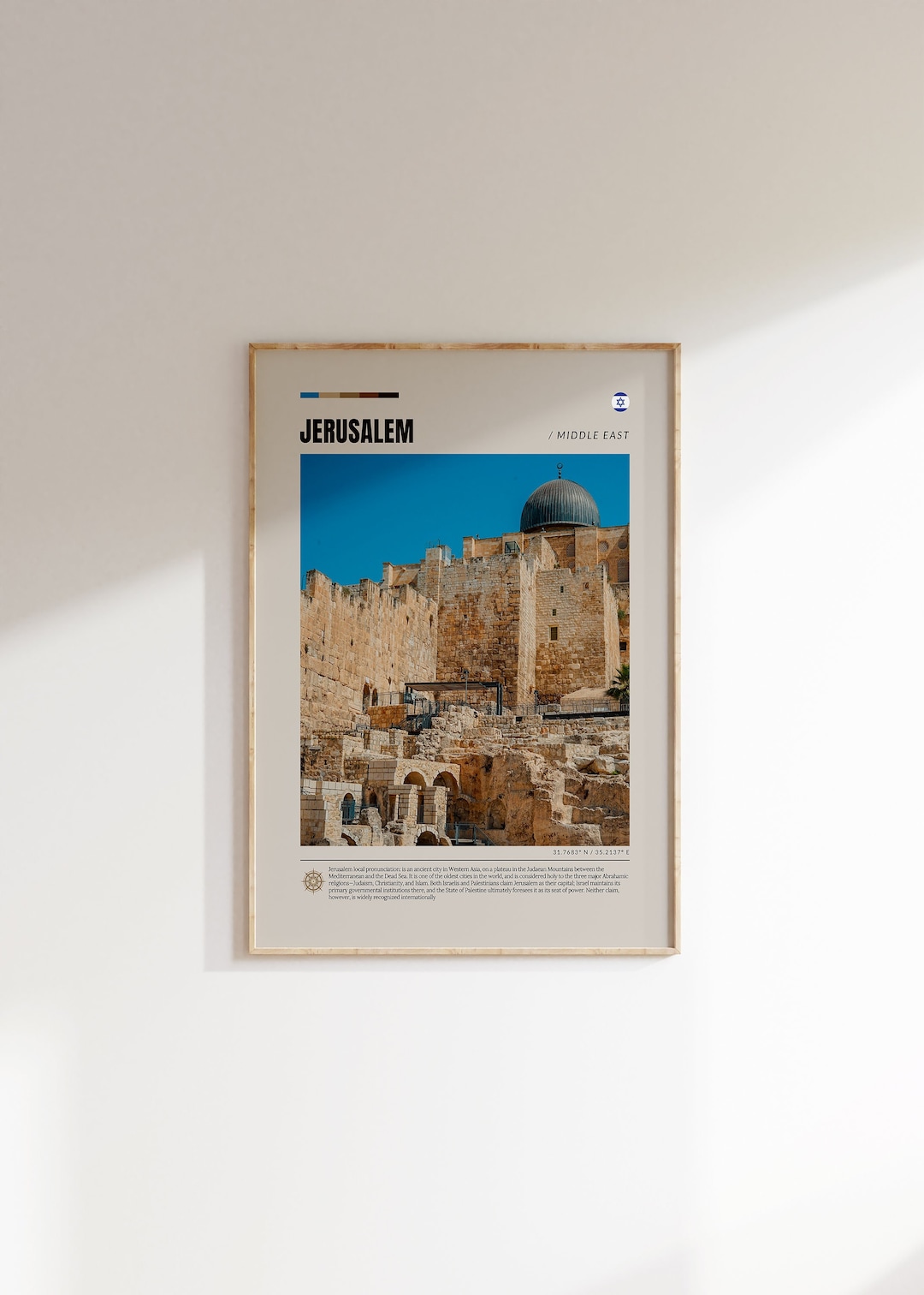 Jerusalem Poster, Israel Print,jerusalem Photo, Jerusalem Wall Art ...