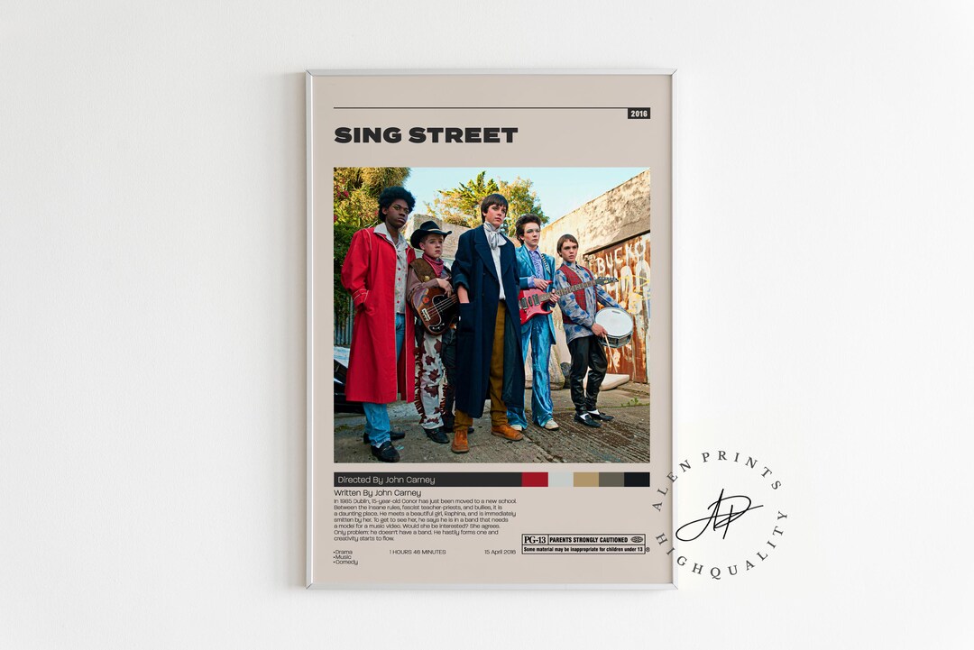 Sing Street,john Carney, Minimalist Movie Poster, Vintage Retro Art ...