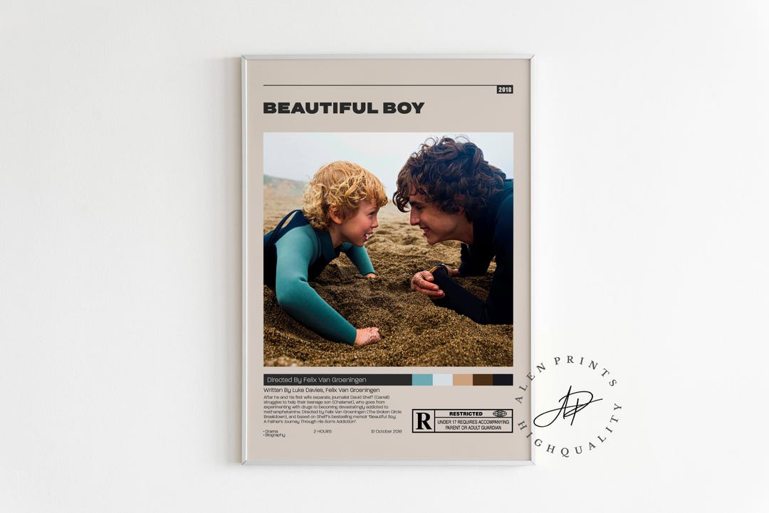 Beautiful Boy Poster, Felix Van Groeningen, Minimalist Movie Poster ...