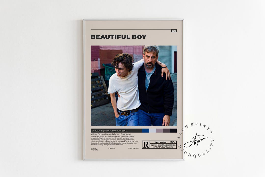 Beautiful Boy Poster, Felix Van Groeningen, Minimalist Movie Poster ...