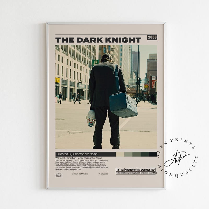 The Dark Knight Posters - Etsy