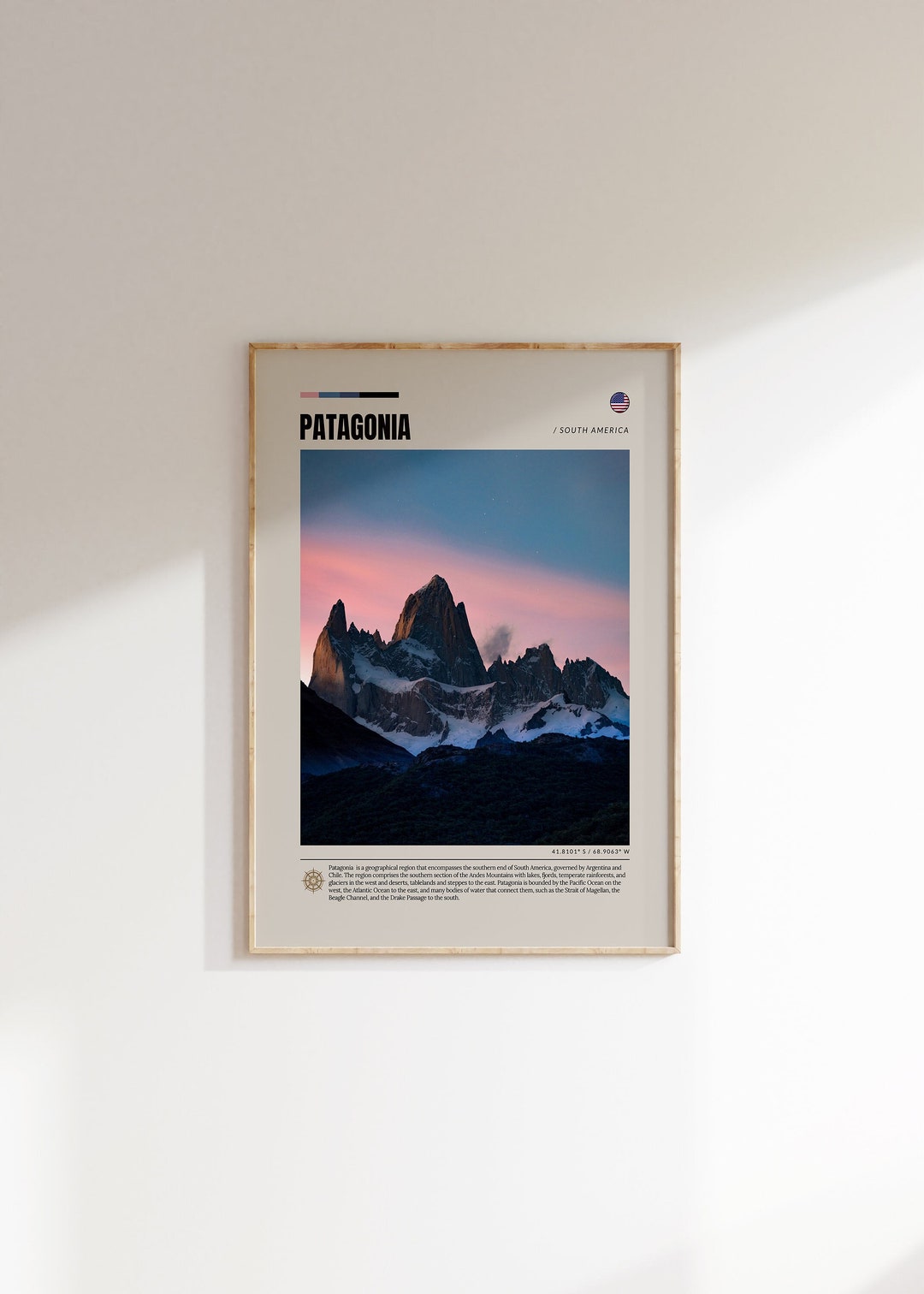Patagonia Poster Patagonia Print Patagonia Photo Travel - Etsy