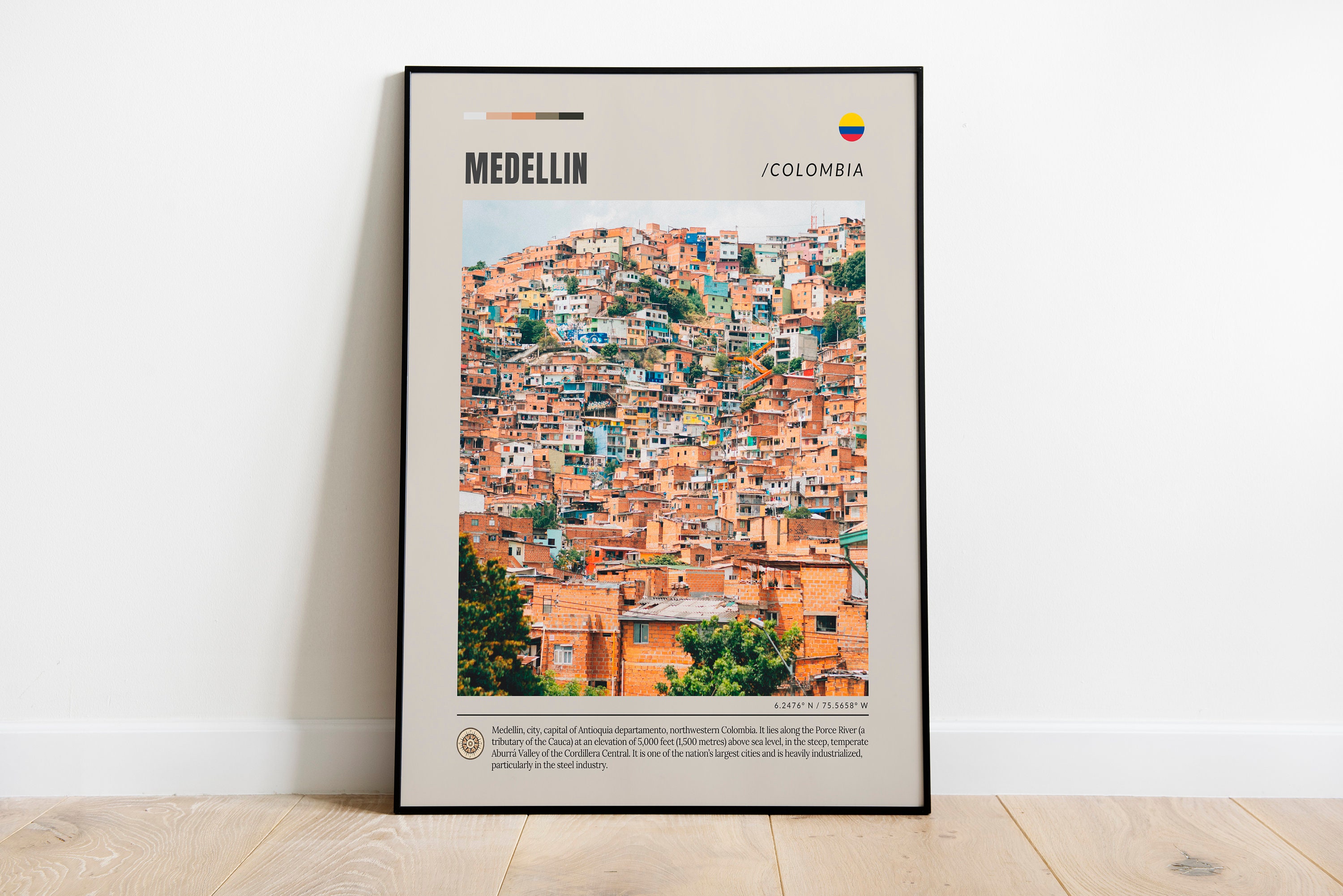 Medellin Poster, Colombia Print, Medellin Photo, Travel Poster, Mid ...