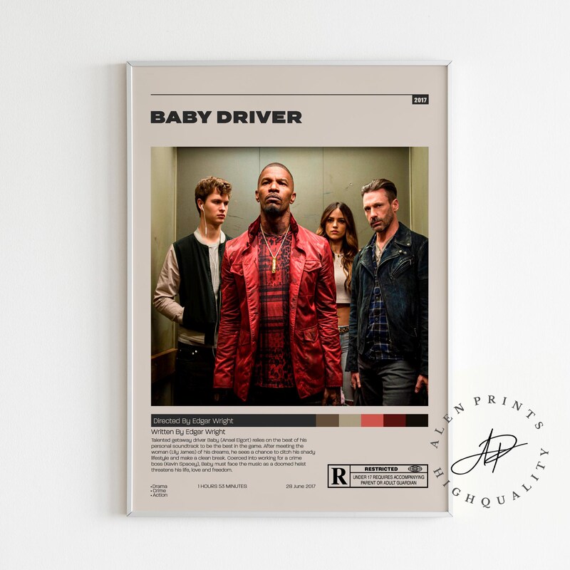 Baby Driver Poster - Etsy
