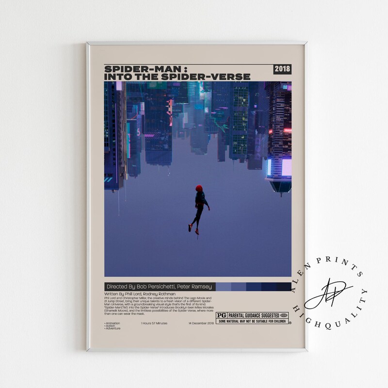 Into the Spiderverse Poster - Etsy