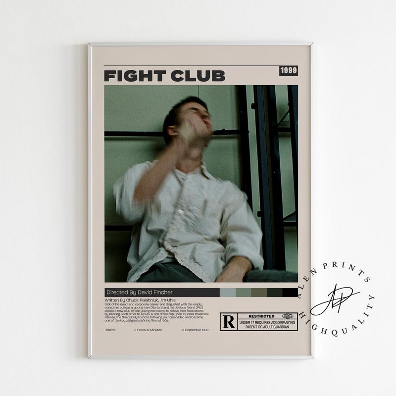 Fight Club Poster - Etsy
