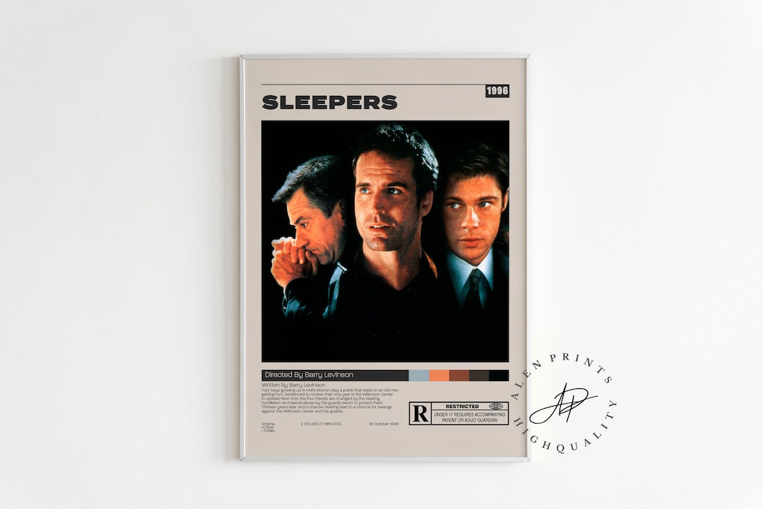 Sleepers Poster, Barry Levinson, Minimalist Movie Poster, Vintage Retro ...
