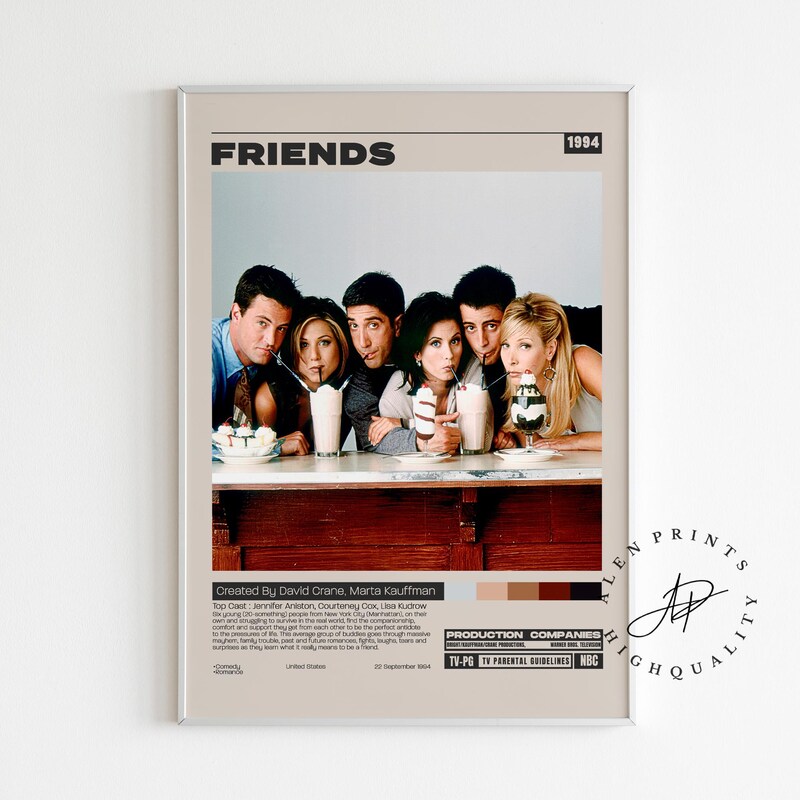 Friends Poster - Etsy UK