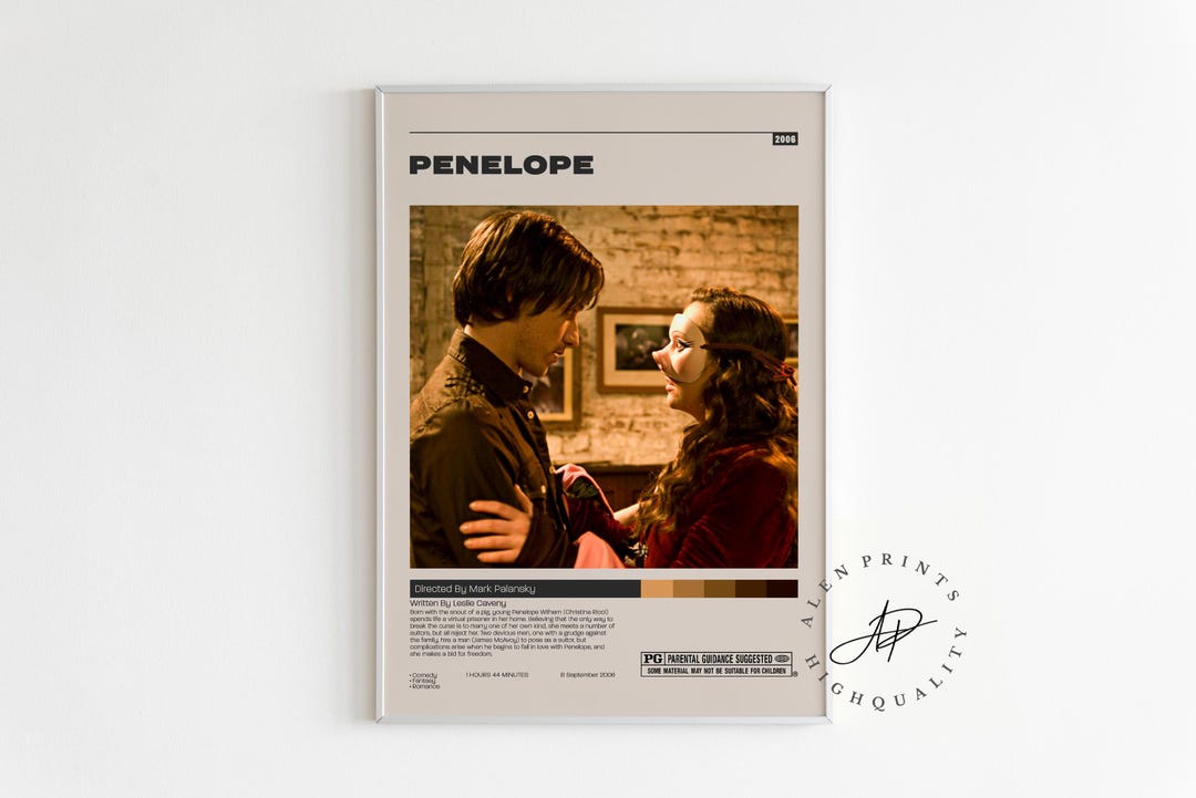 Penelope,mark Palansky, Minimalist Movie Poster, Vintage Retro Art ...